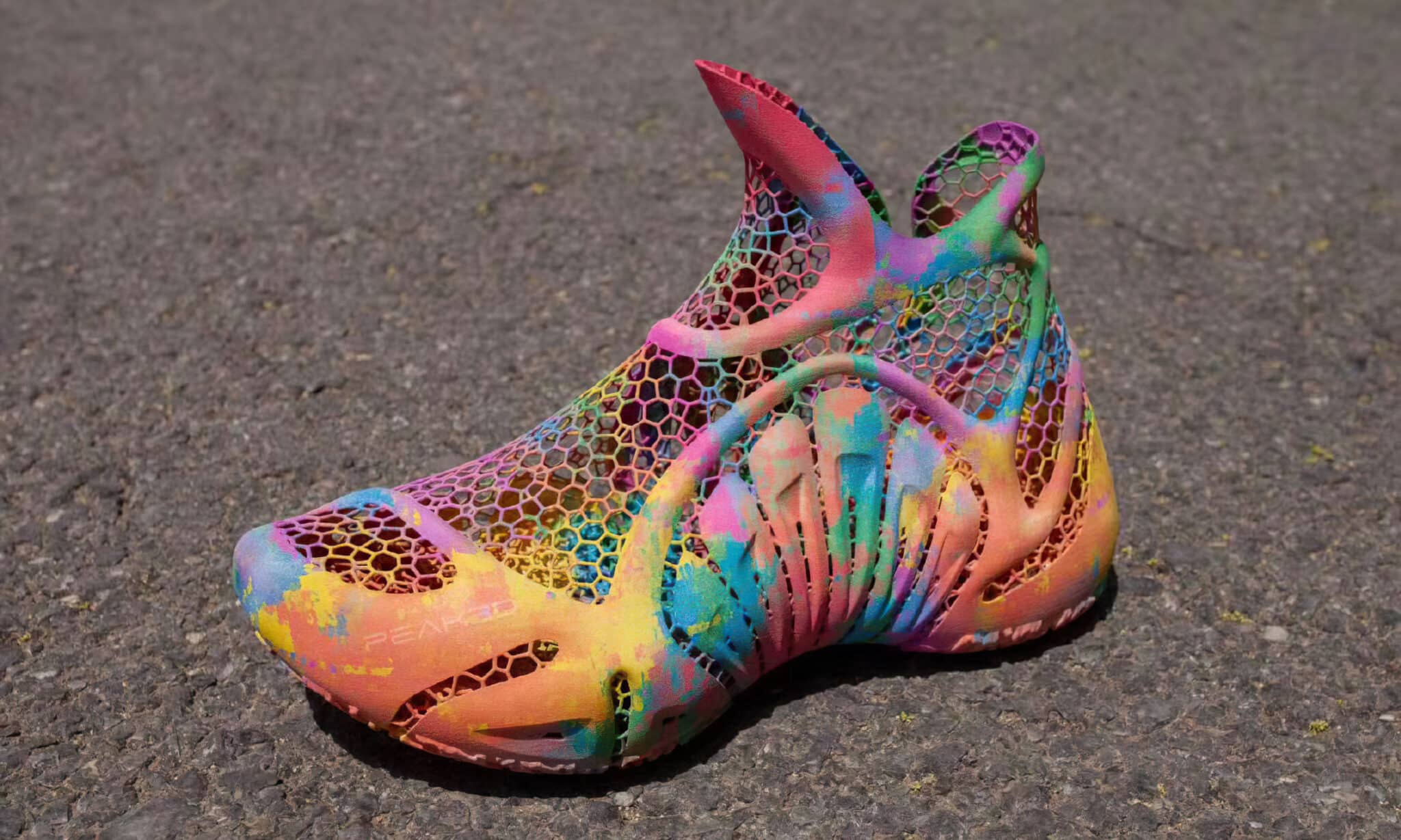 Peak's First Fully SLS 3D Printed Sneaker Model with Fullcolor Nylon ...