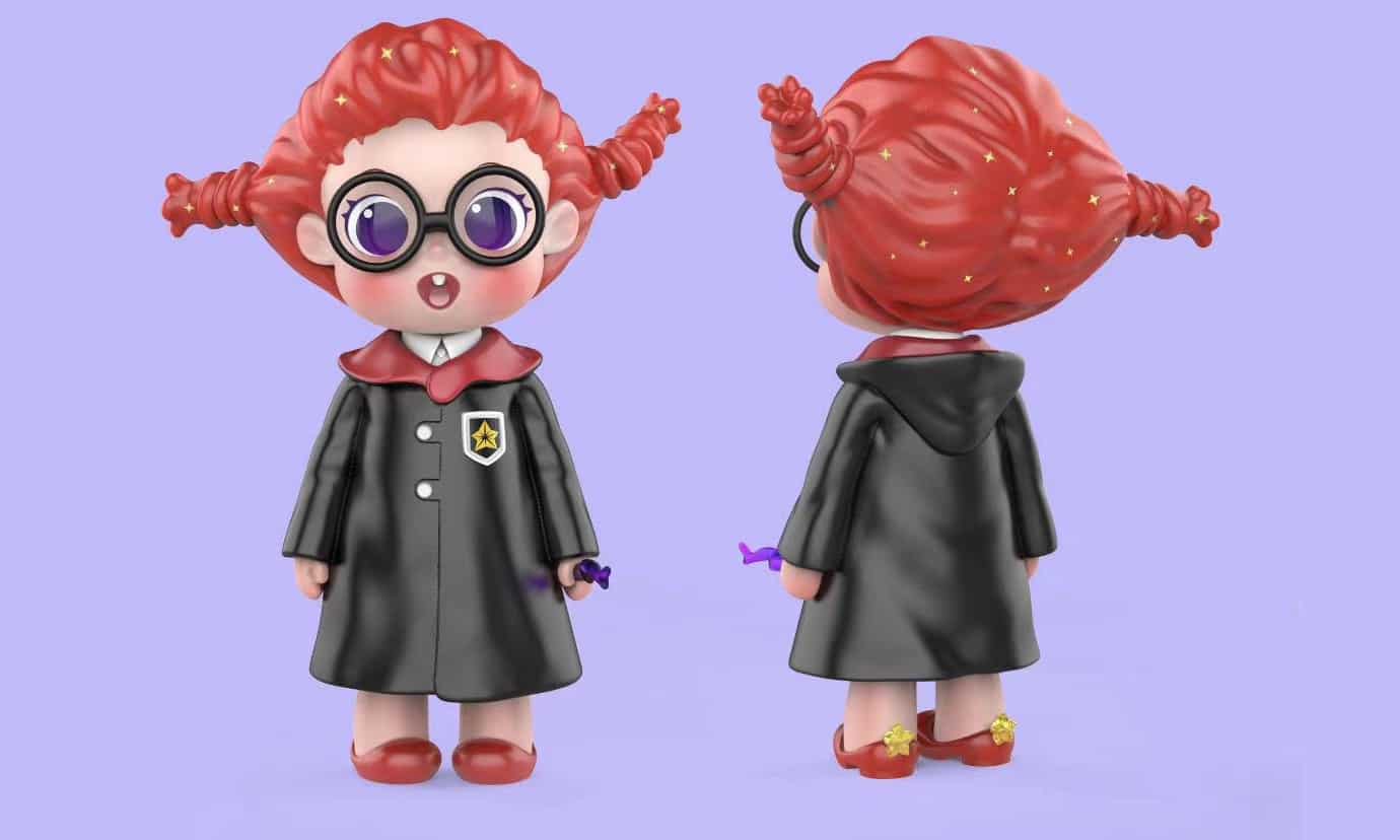 Urethane Cast Magical Girl Design Toy with ABS-like Resin - FacFox