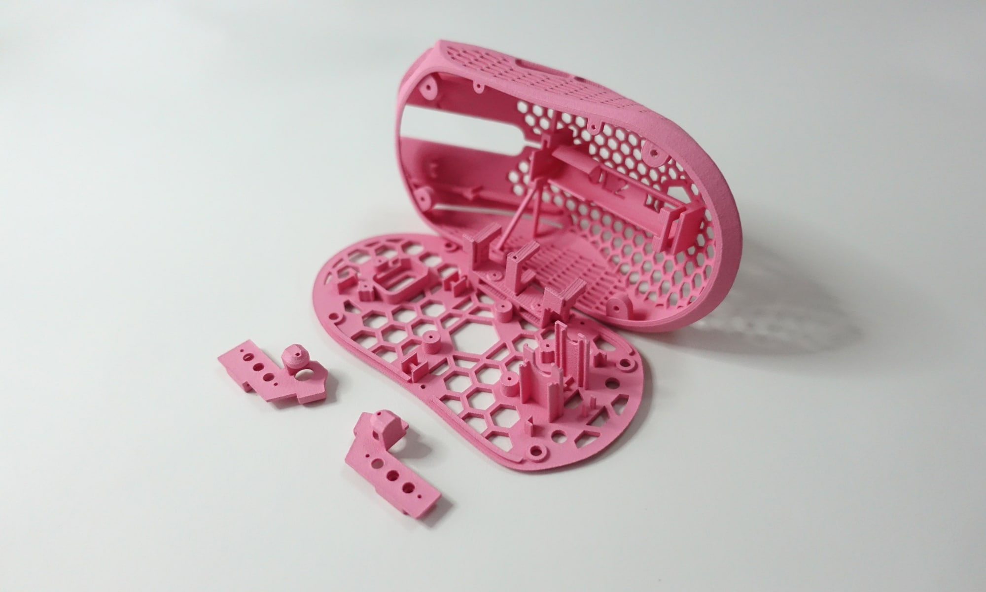 SLS 3D Printed and Painted Piranha Mouse Cover Kit - FacFox