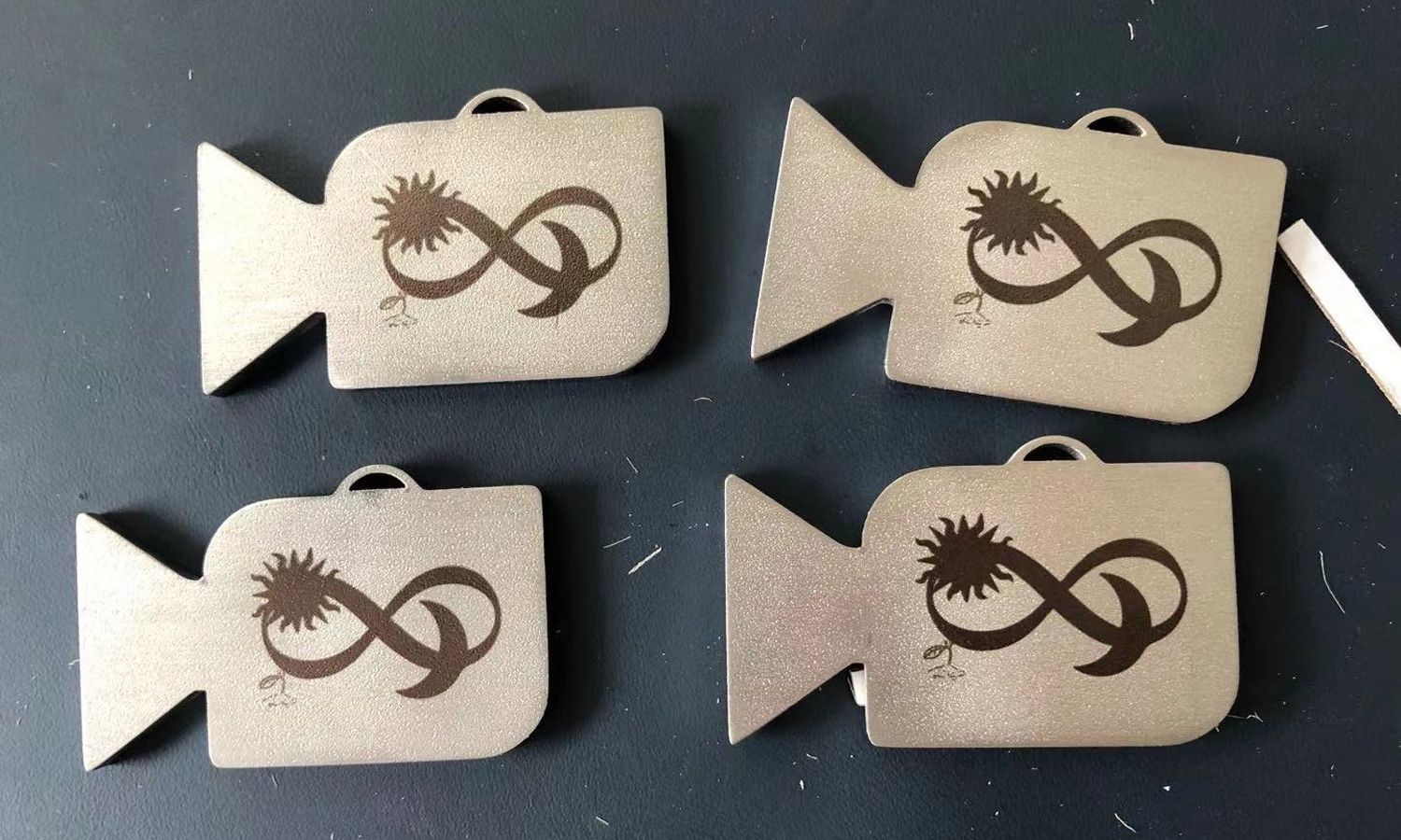 Laser Cut and Laser Engraved Custom Stainless Steel Dog Tag - FacFox