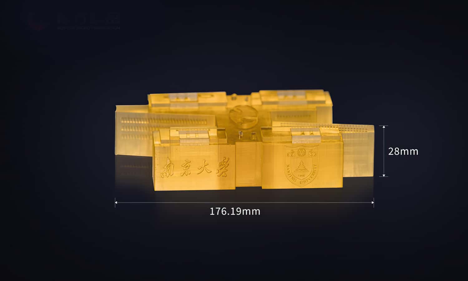 Micro 3D Printed Resin Models of Nanjing and Anqing Universities - FacFox