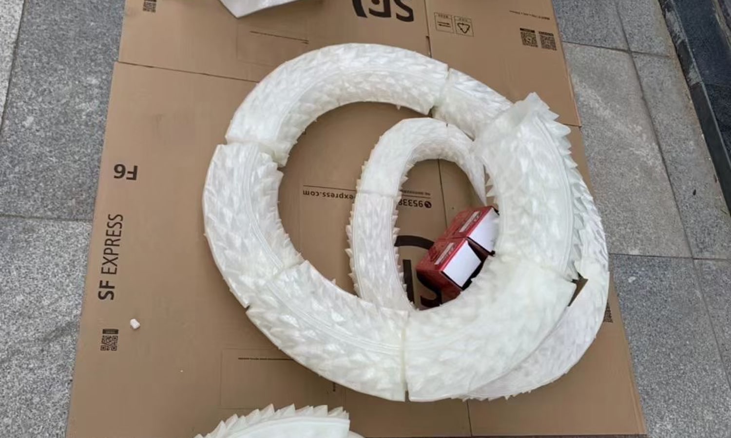 FDM 3D Printed Human Head Snake Monster Statue with PLA Filament - FacFox