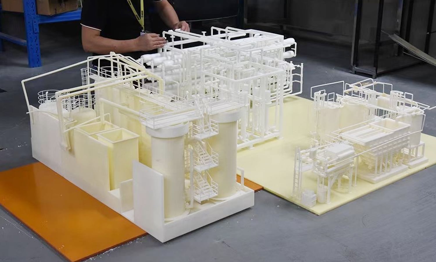 SLA 3D Printed and Painted Factory Resin Display Model - FacFox