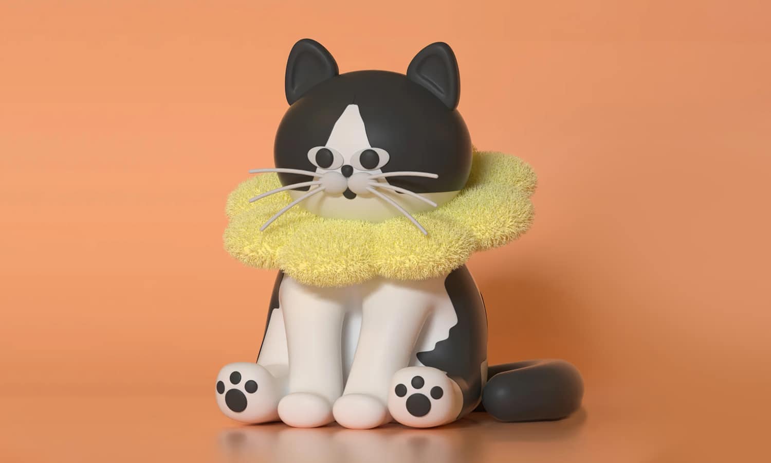 Make a Cartoon Statue of Bicolor Cat with Nomad Sculpt and SLA 3D ...