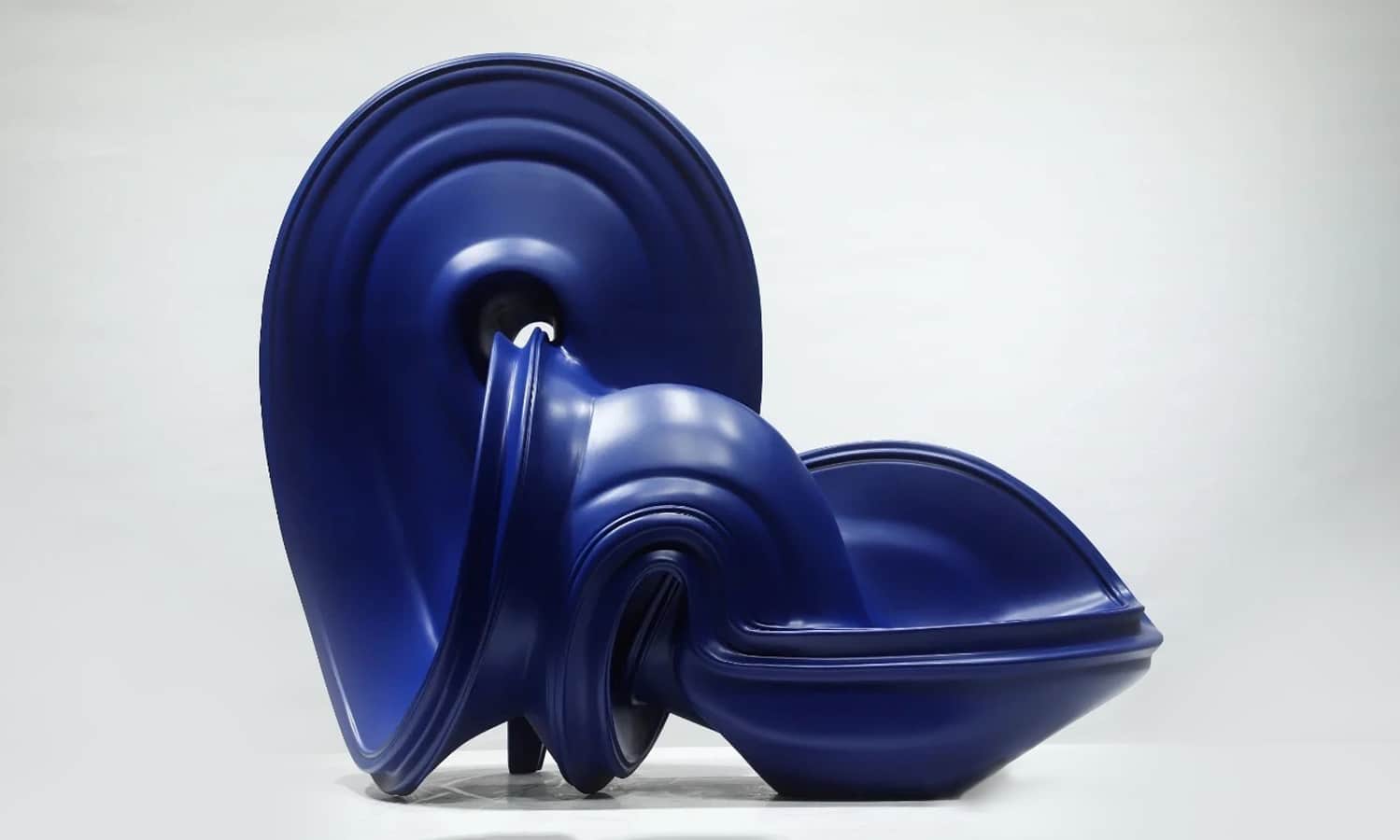 SLA 3D Printed Dark Blue Resin Desktop Artwork Home Decor - FacFox