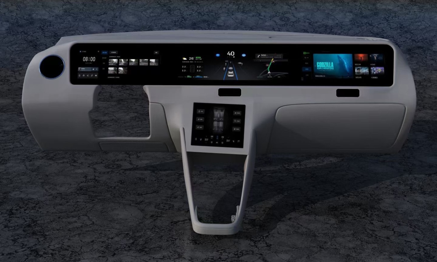 SLA 3D Printed Automotive Instrument Gauge Panel Resin Housing ...