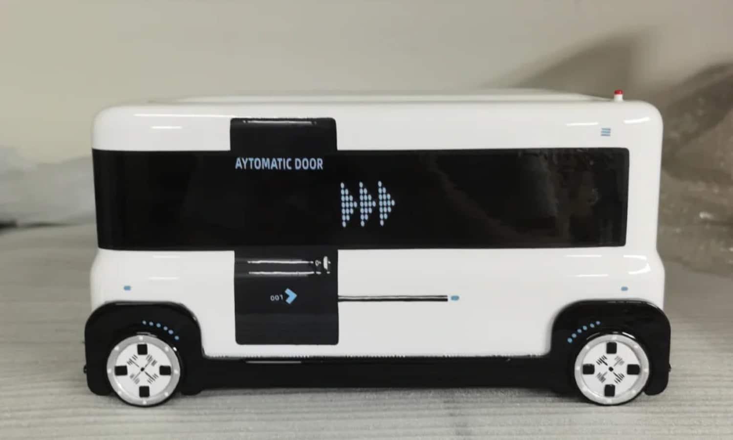 SLA 3D Printed Mini Bus Scaled-down Resin Prototype as Student Project ...
