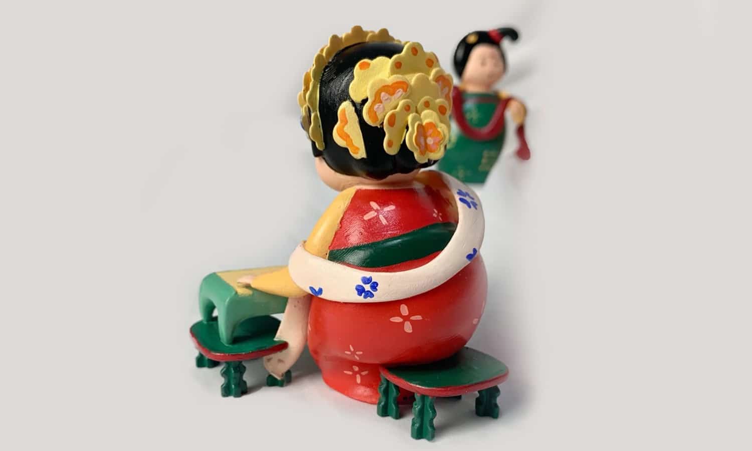 SLA 3D Printed Ladies of Tang Dynasty Cartoon Miniatures - FacFox