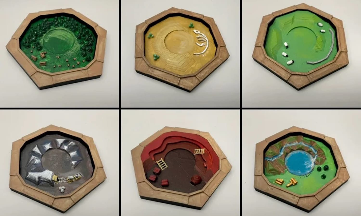 FDM 3D Printed Settlers of Catan Stackables Board Game Props - FacFox