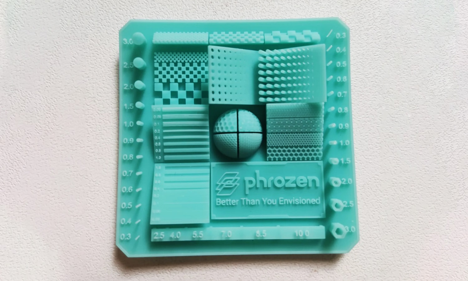 LCD 3D Printed Resin Sample Part with Creality Rigid UV Resin - FacFox