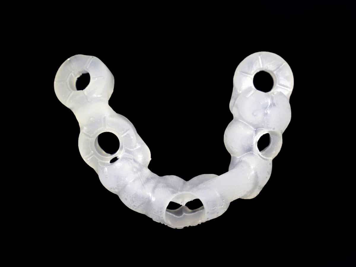 SLA 3D Printed Teeth Implant Guide with Formlabs Durable Resin - FacFox
