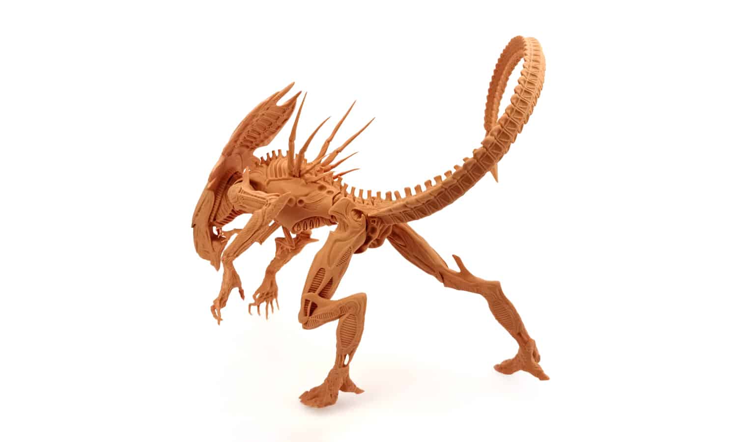 DLP 3D Printed Fine-detail Resin Running Mecha Alien Monster Garage Kit ...