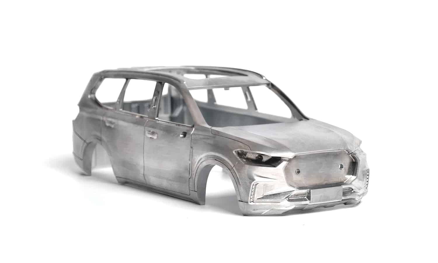 CNC Milled Aluminum SUV Car Frame Scaled-down Prototype Customization ...