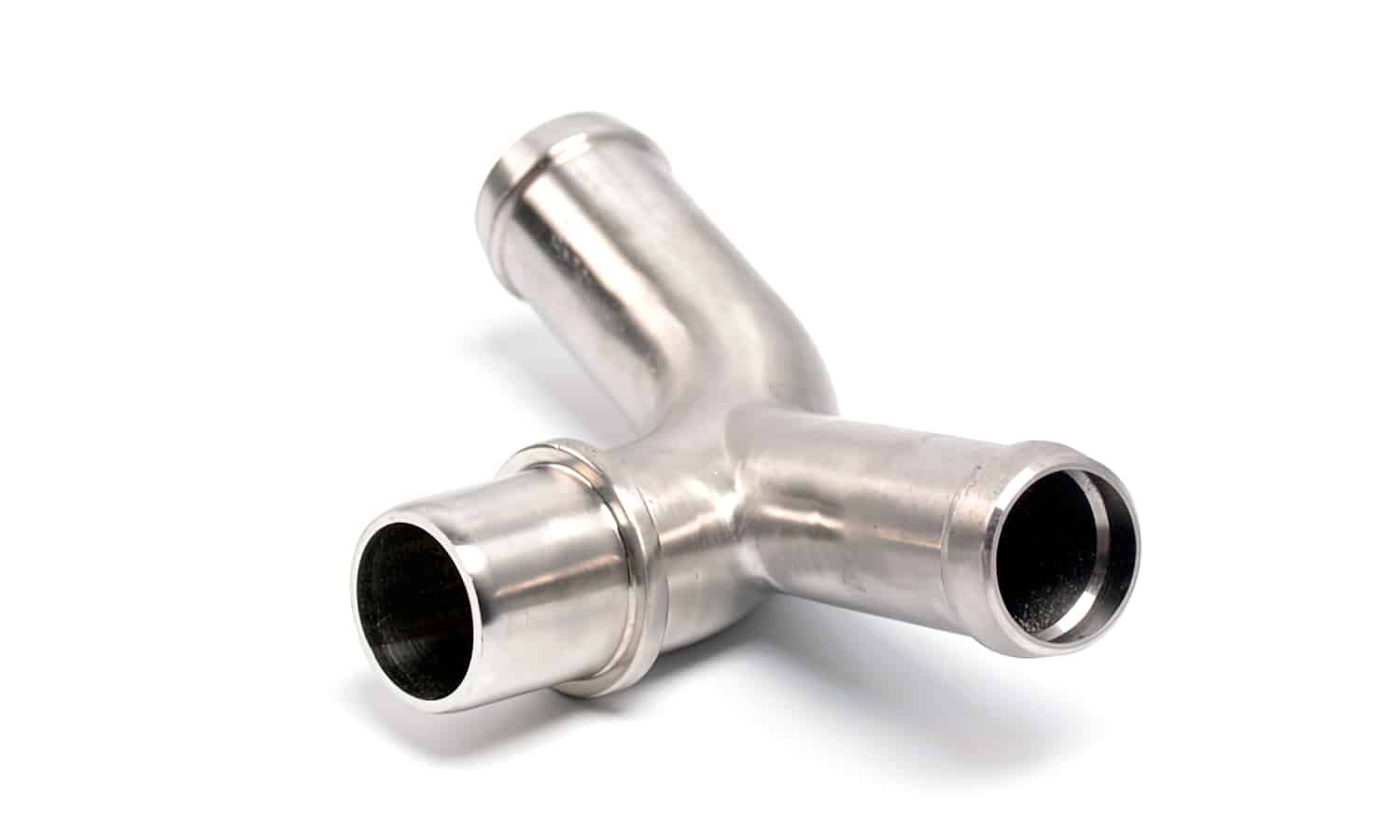 CNC Milled Double Y Adaptor Aluminum 6061 Pipe Fitting - FacFox