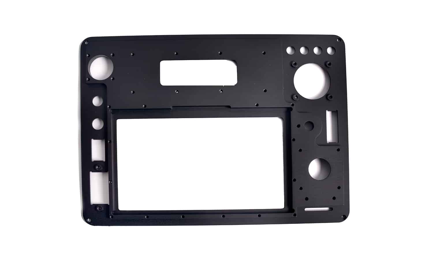 CNC Milled Powder Coated Panel Al 6061 Wall Mount Bracket
