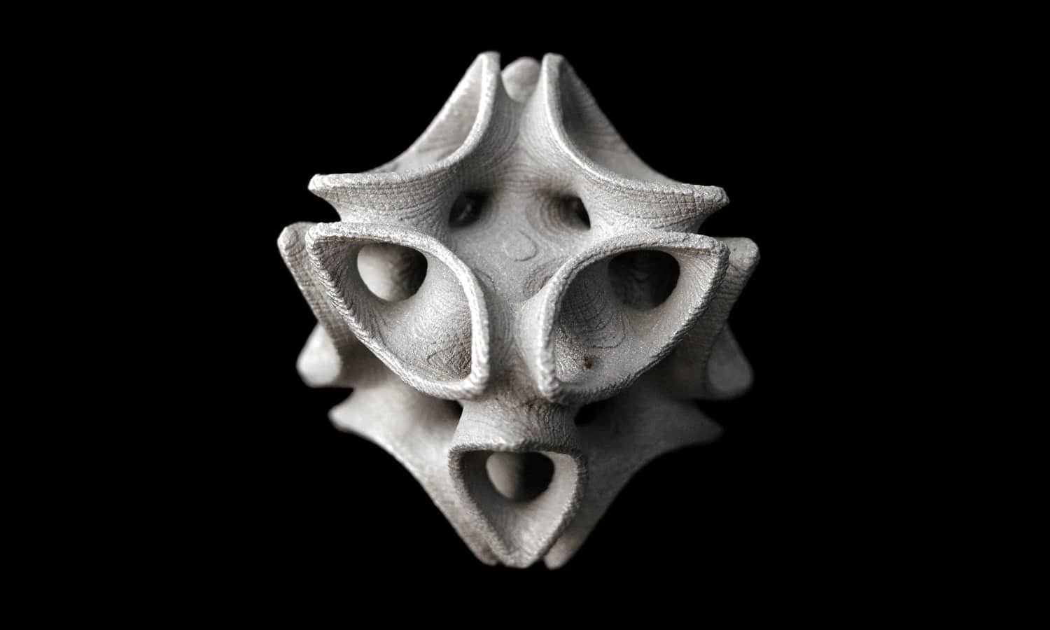 Binder Jet 3D Printed SS316L Schwarz Diamond Surface