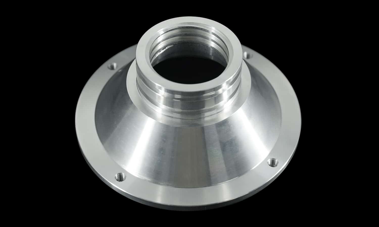 CNC Milled Aluminum 6061 Round Table Plate Base