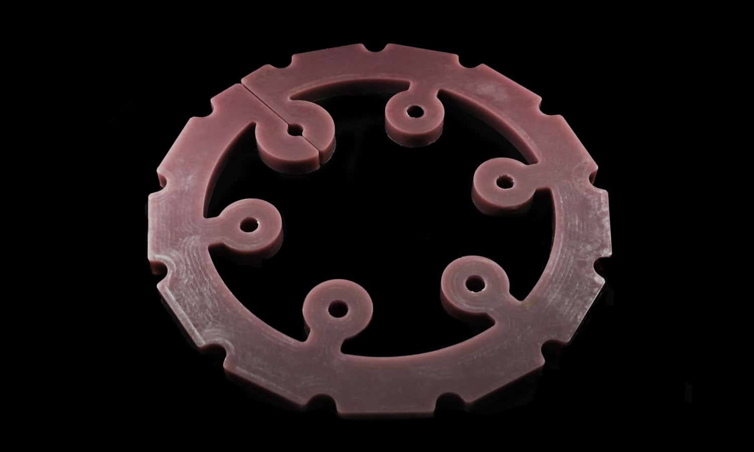 Open Cast Molded Polyurethane Purple Spider for Jaw Couplings