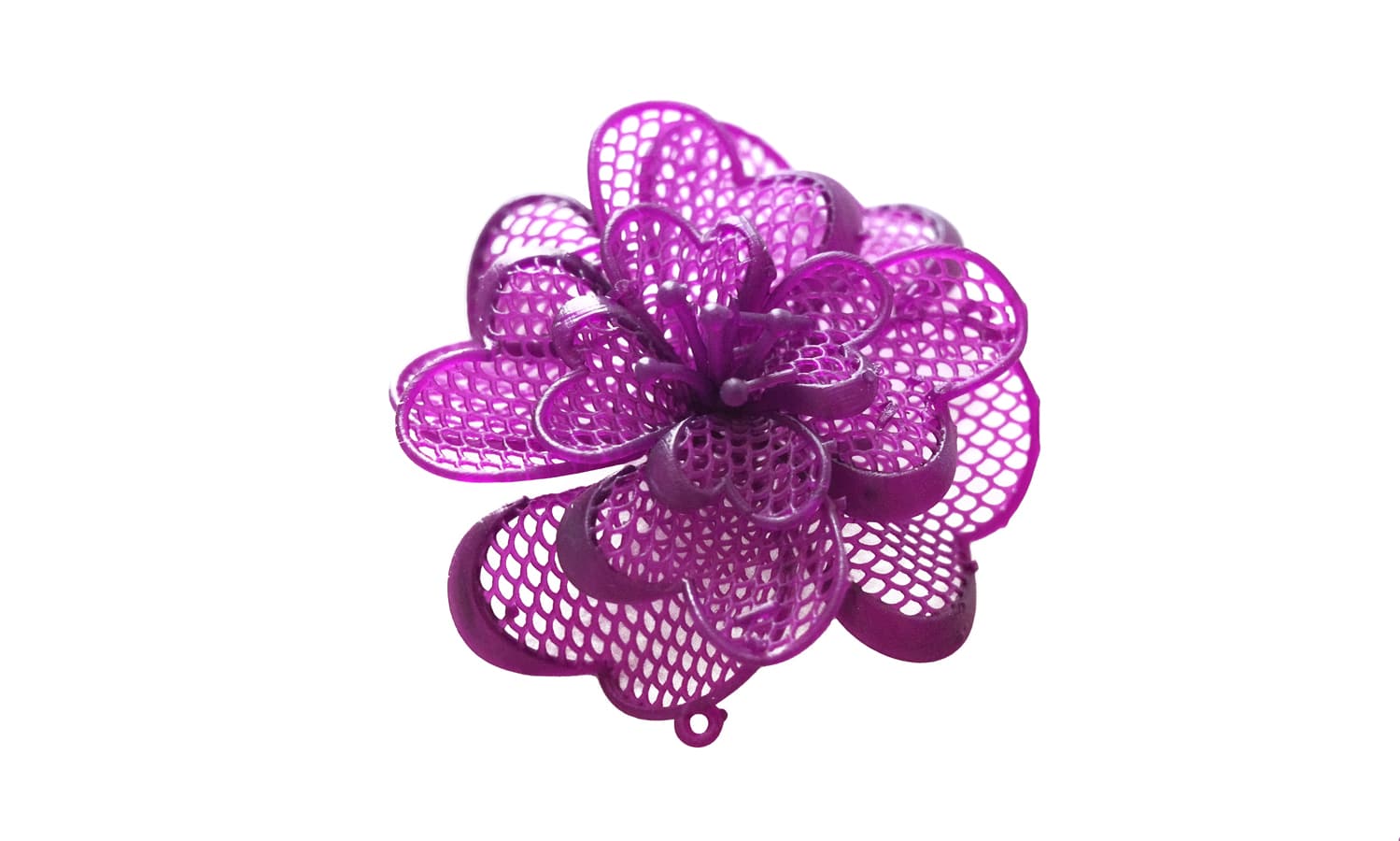 SLA 3D Print Formlabs Castable Wax Flower Casting Pattern