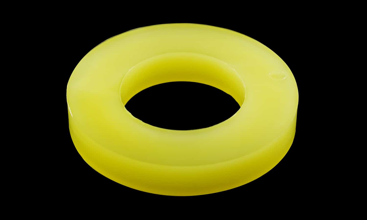 Compression Molded PU Disc Thick Plain Round Plate - FacFox