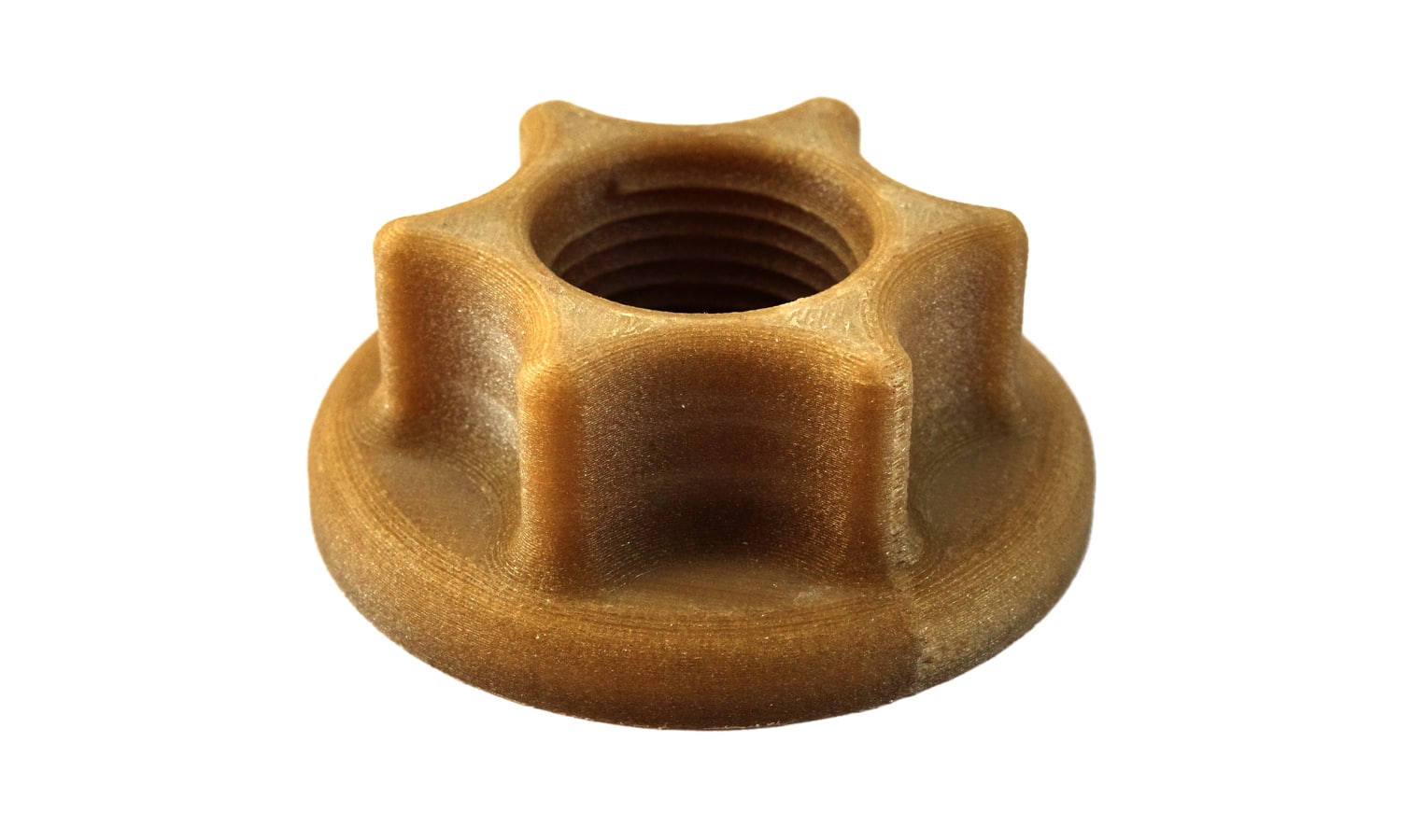 FDM 3D Printed GF-PEEK Worm Gear Wheel - FacFox