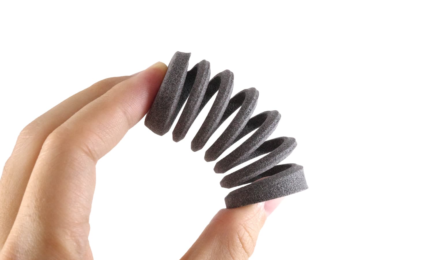 SLS 3D Printed PP Spring Raw Finishing - FacFox