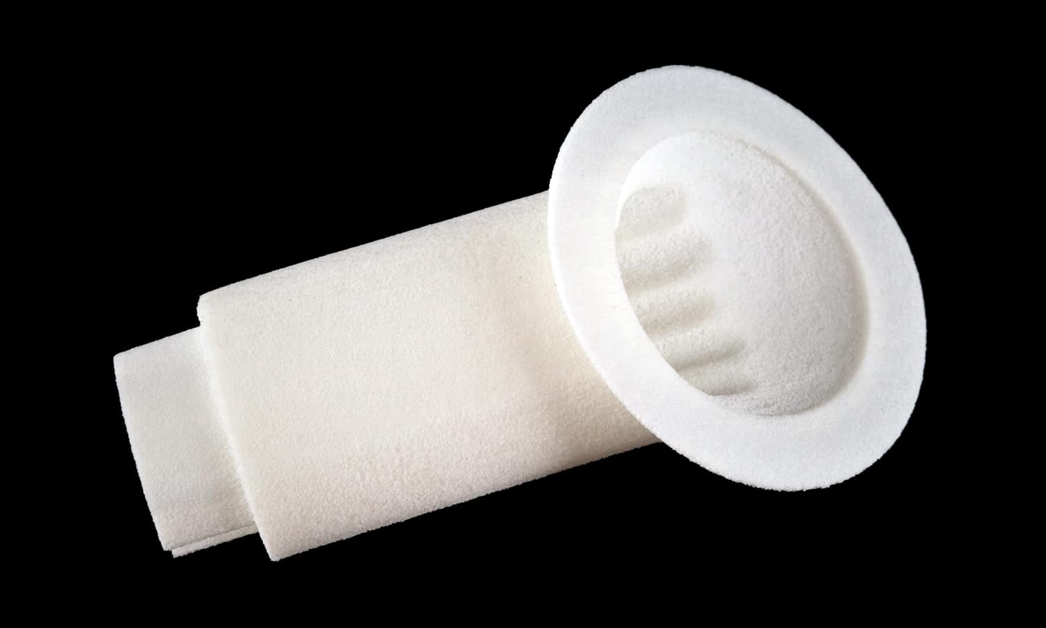 SLS 3D Printed TPU Vacuum Cleaner Nozzle Prototype