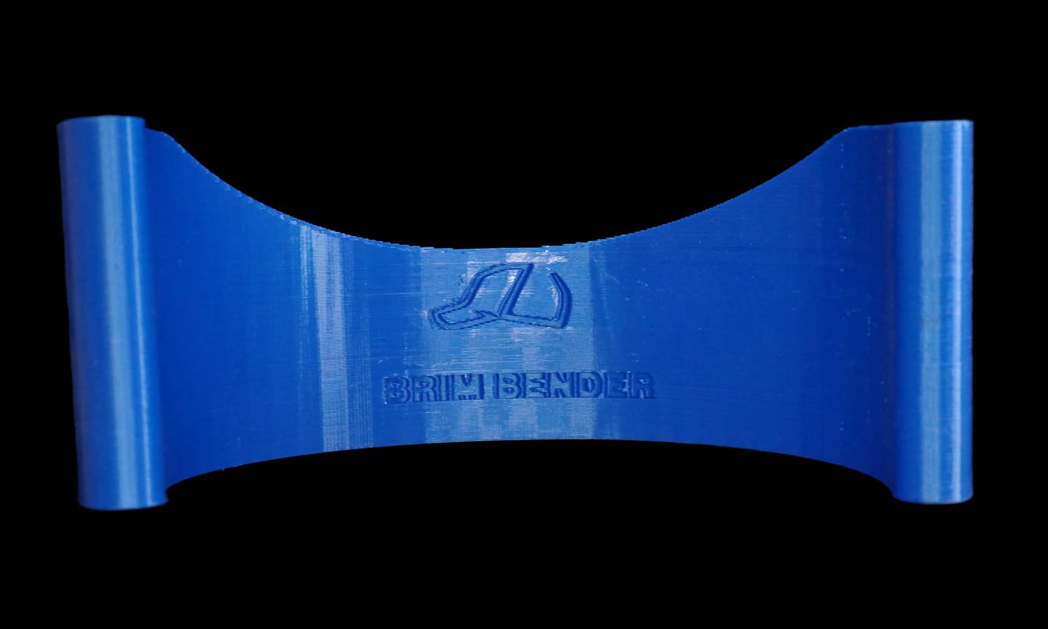 FDM 3D Printed Blue PLA Hat Brim Bender - FacFox