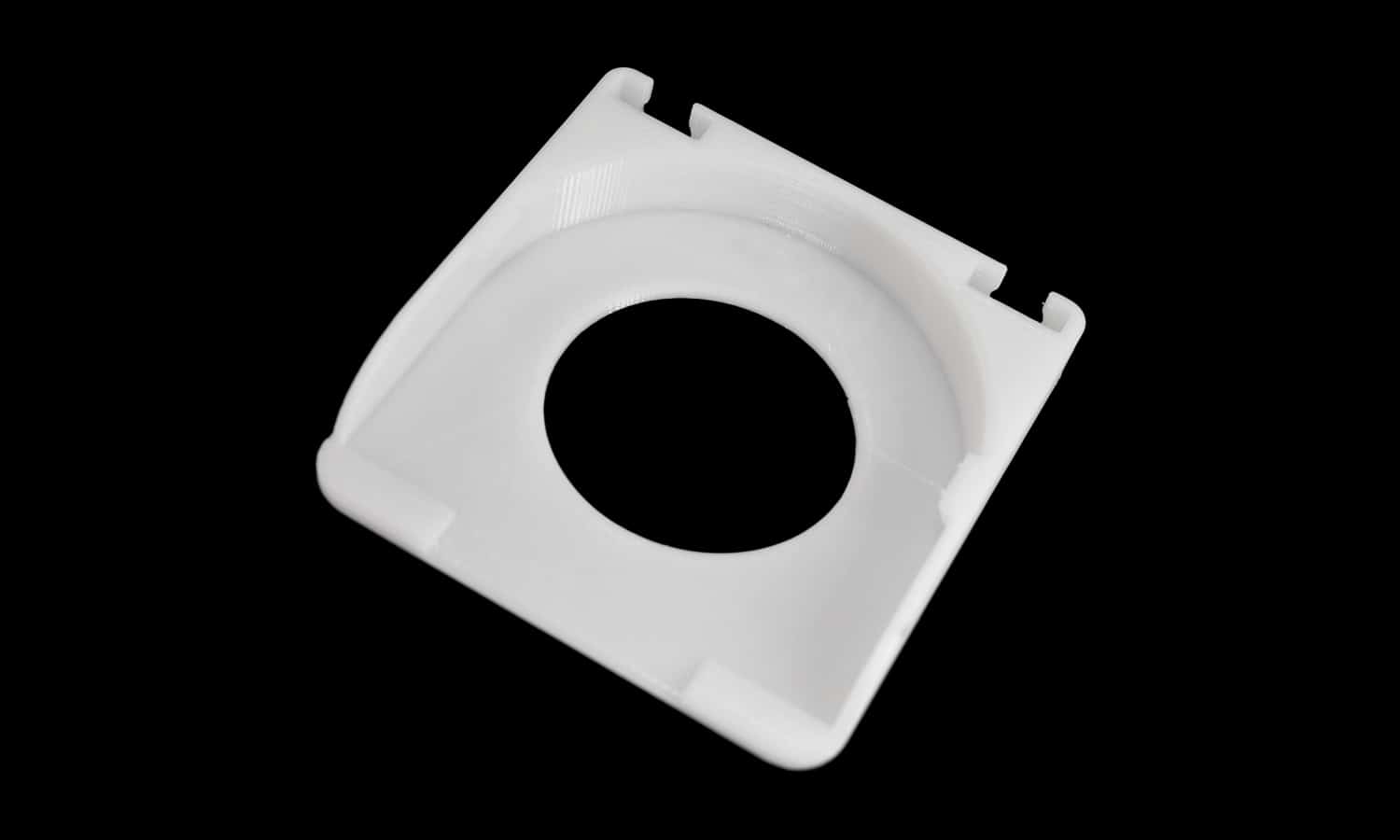 FDM 3D Printed White PETG CD Case Prototype - FacFox