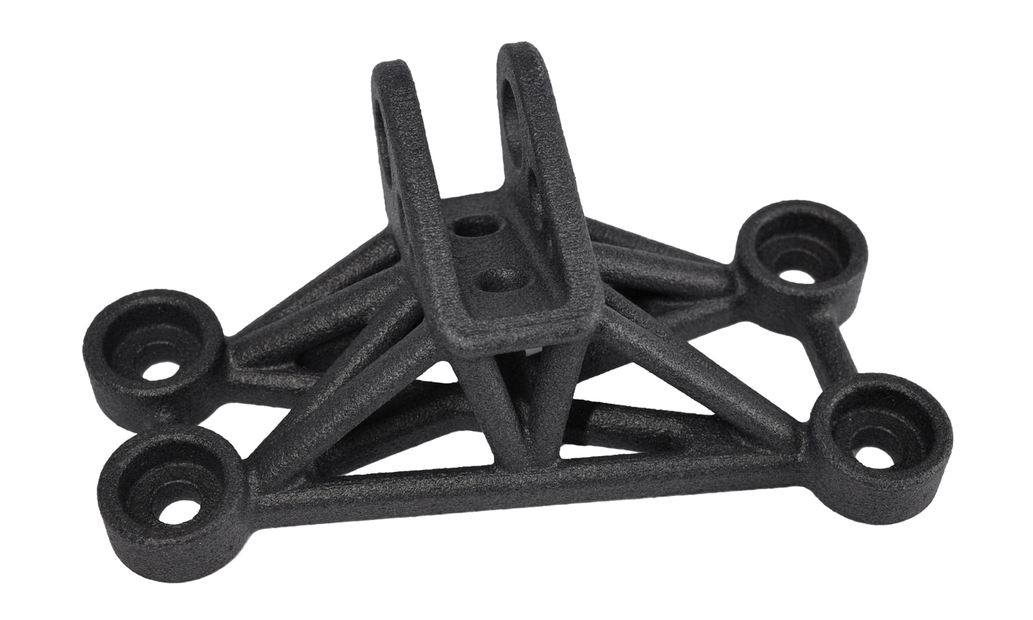 MJF 3D Print PP Engineering Structural Component Dyed Black - FacFox