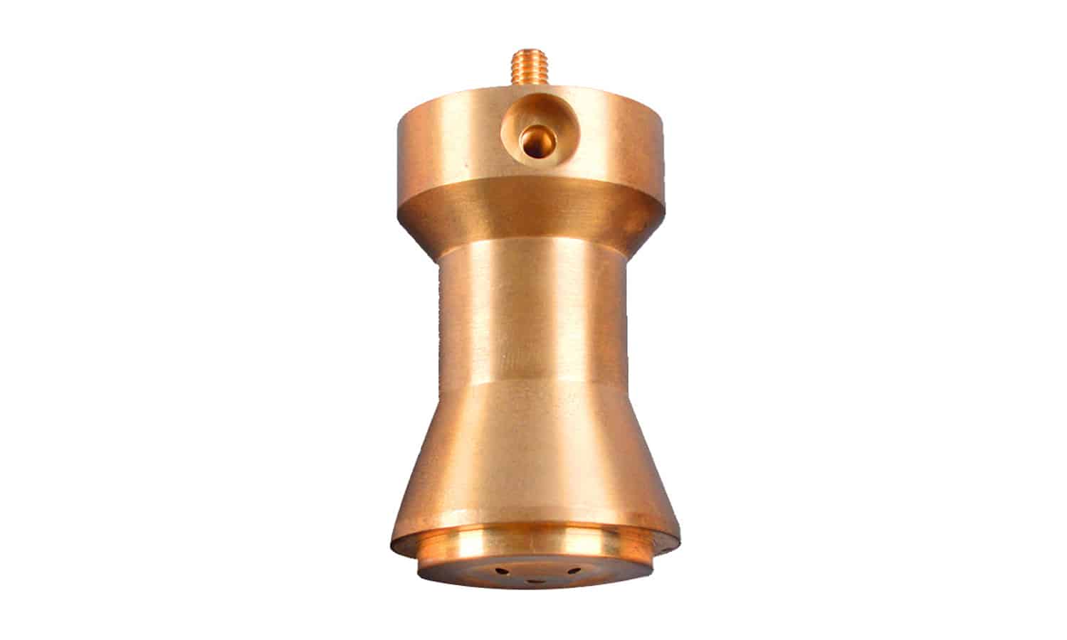 CNC Milled Brass Cutting Nozzle for Plasma Cutter - FacFox