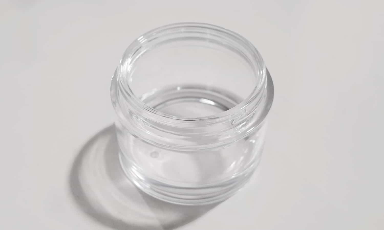 SLA 3D Printed Clear Resin Cosmetic Container Prototype - FacFox