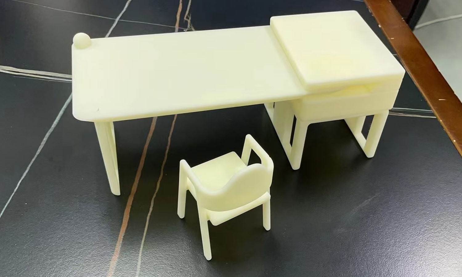 SLA 3D Printed Resin Chinese Furniture Miniature - FacFox