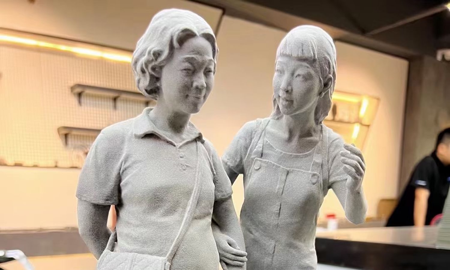 MJF 3D Print HP Nylon Citizens' Scaled-down Group Statues - FacFox