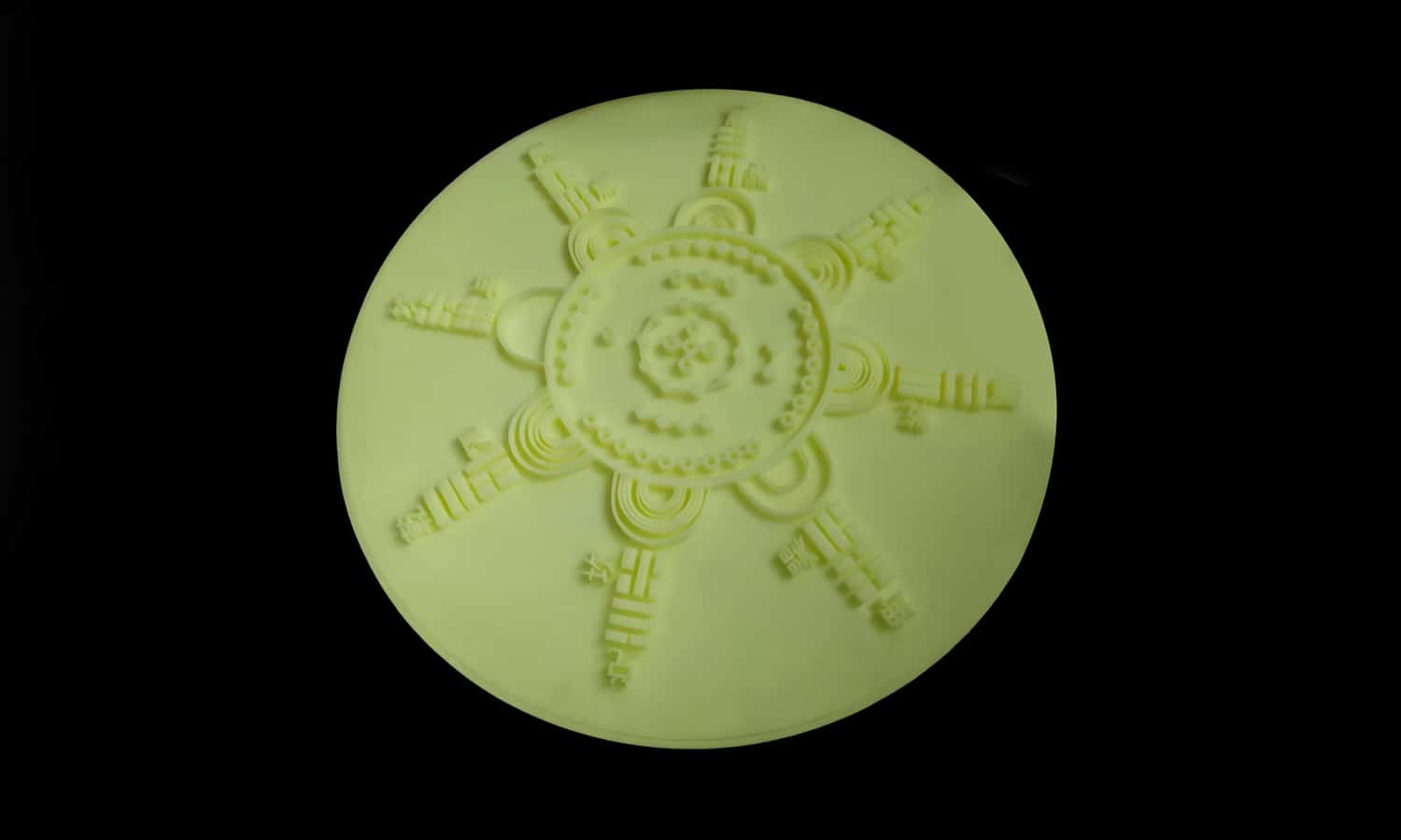 SLA 3D Printed Resin Bagua Fengshui Compass Eight Trigrams - FacFox