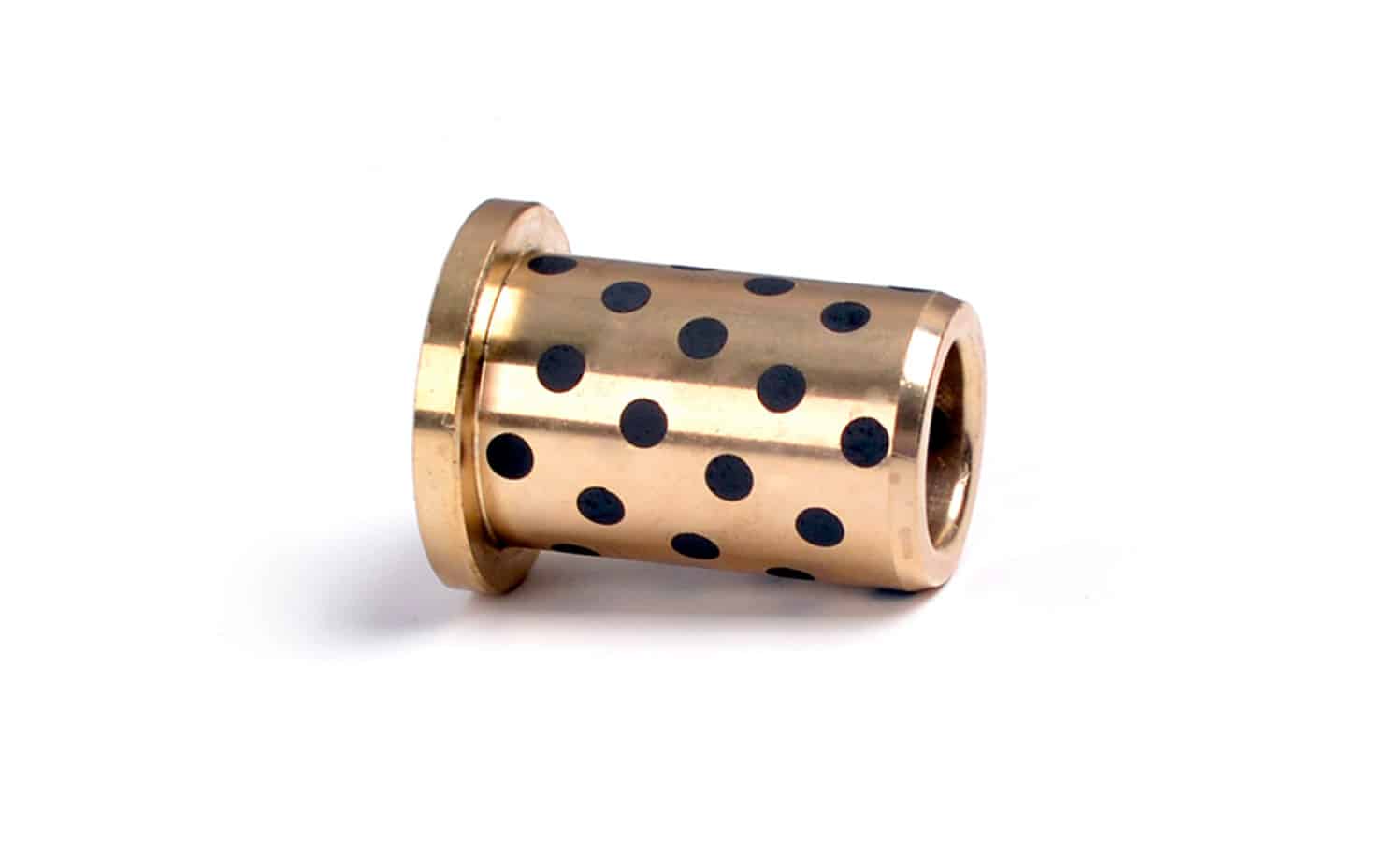 CNC Machined Graphite Plugged Oilless Bronze Bushing - FacFox