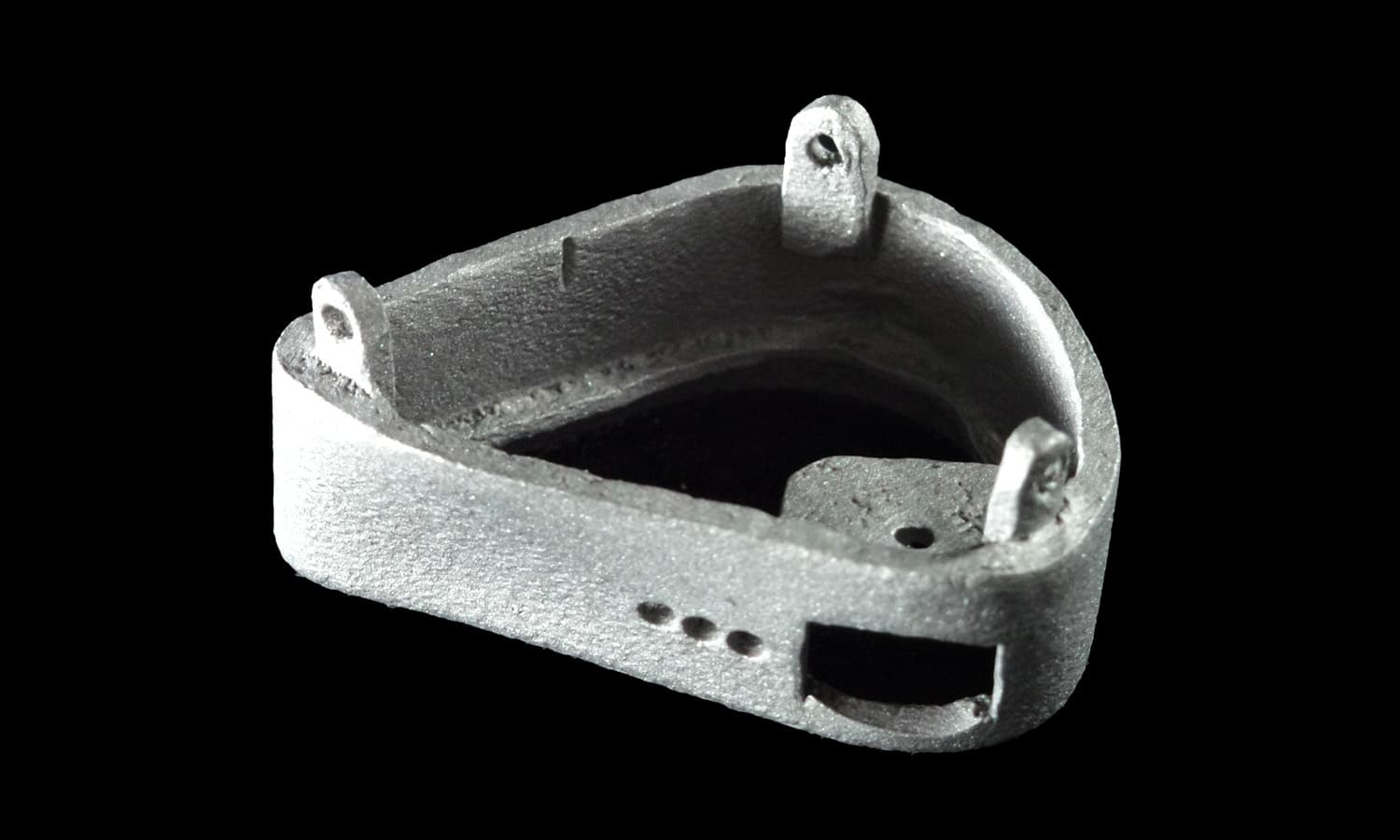 SLM 3D Printed Stainless Steel Wireless Earbud PCB Holder - FacFox