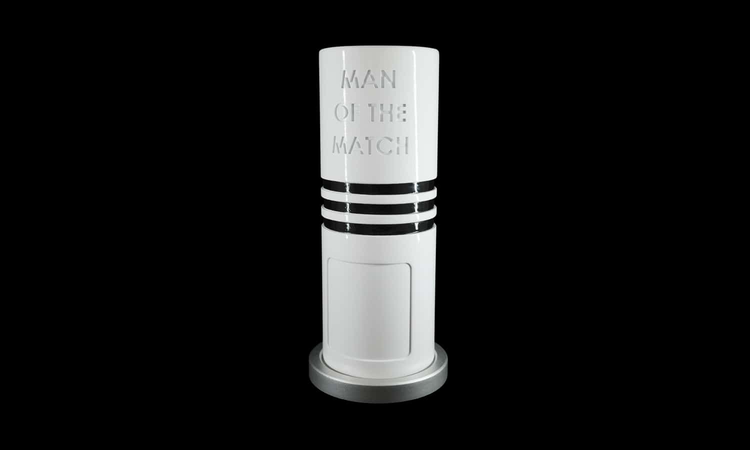 SLA 3D Printed Cylinder Trophy with CNC Aluminum Base - FacFox