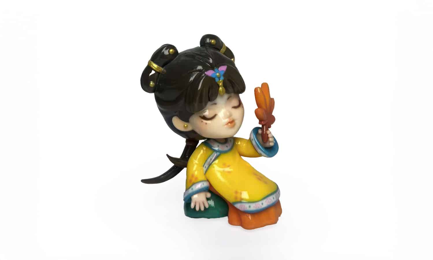 SLA 3D Printed Chibi Chinese Ancient Maid SD Figures - FacFox