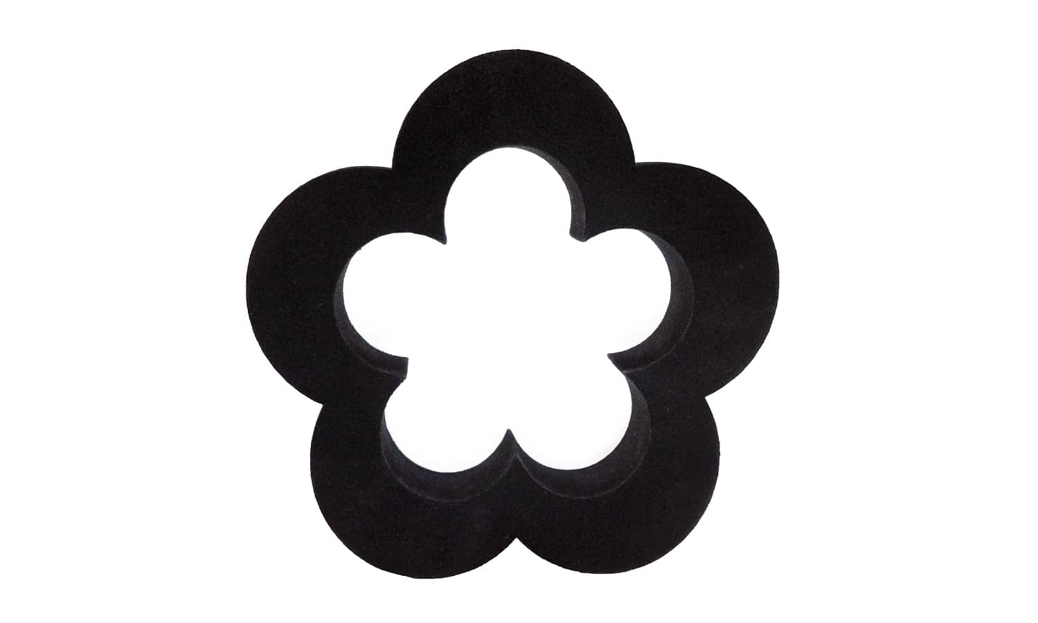 SLA 3D Printed Flocked Five-pedals Flower Model - FacFox