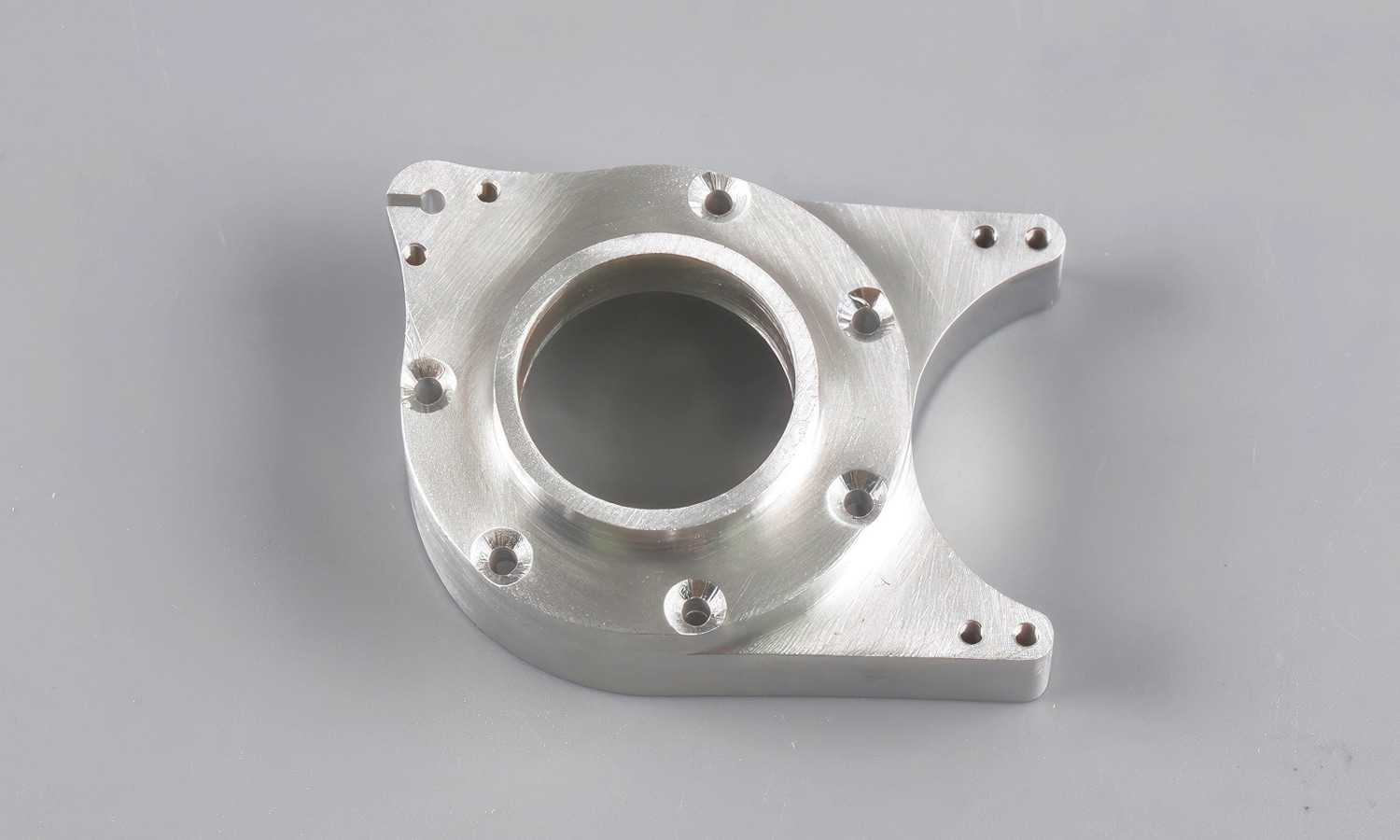 CNC Milled Rear Brake Caliper Adapter Steel Plate - FacFox
