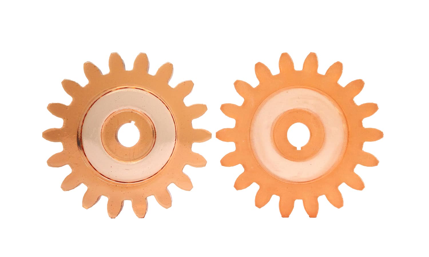 SLA 3D Printed Clear High-temp Resin-100℃ Test Unit Gears - FacFox