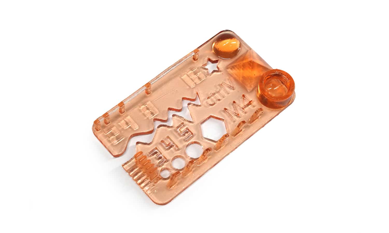 SLA Clear High-temp Resin-100℃ 3D Printed Benchmark - FacFox