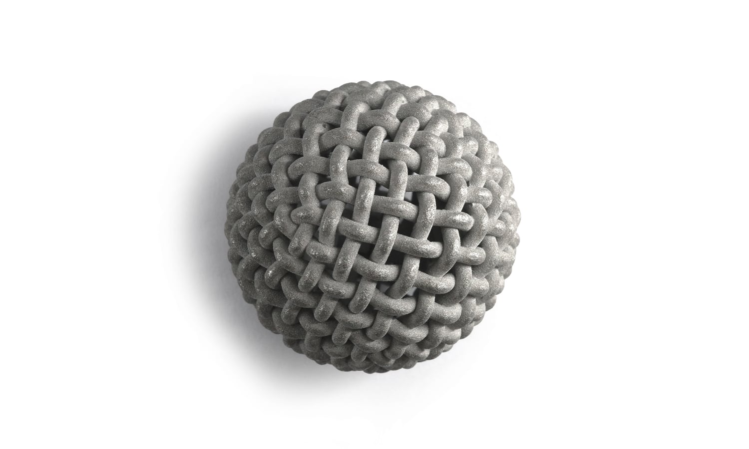 BinderJet 3D Printed SS316L Interwoven Sphere Sculpture - FacFox
