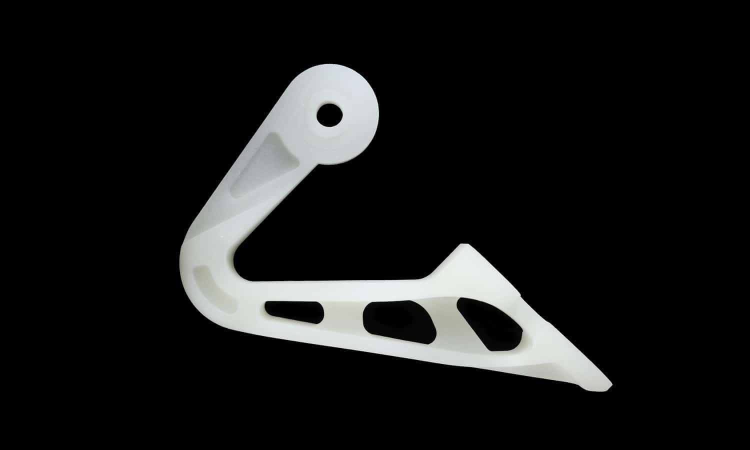 SLA 3D Printed High-temp Resin 140℃ Triangular Bracket - FacFox