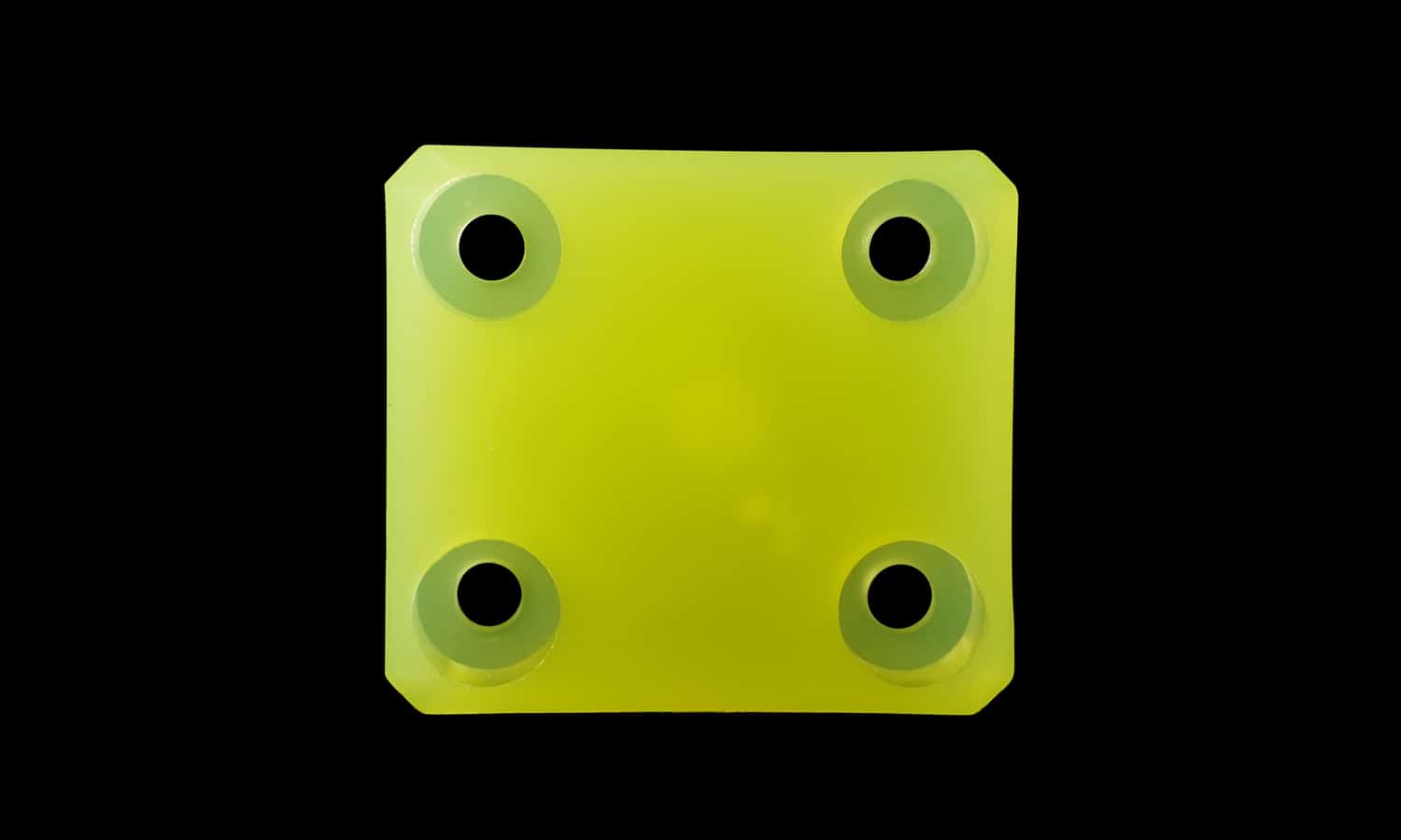 Compression Molding Polyurethane Square Pad with Holes - FacFox