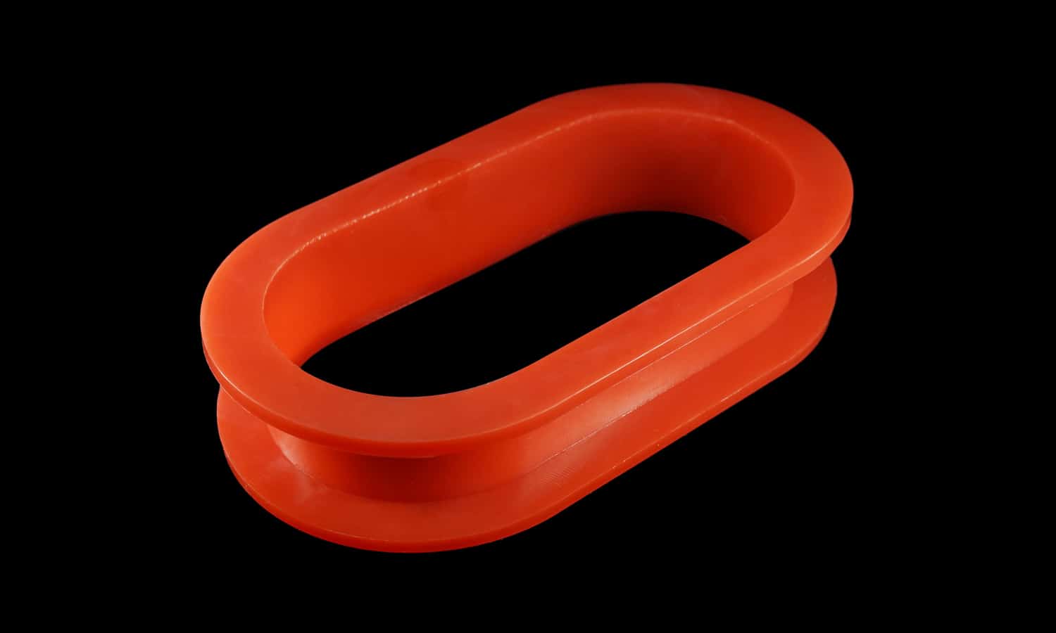 Injection Molding Orange Polyurethane Waterproof Gasket
