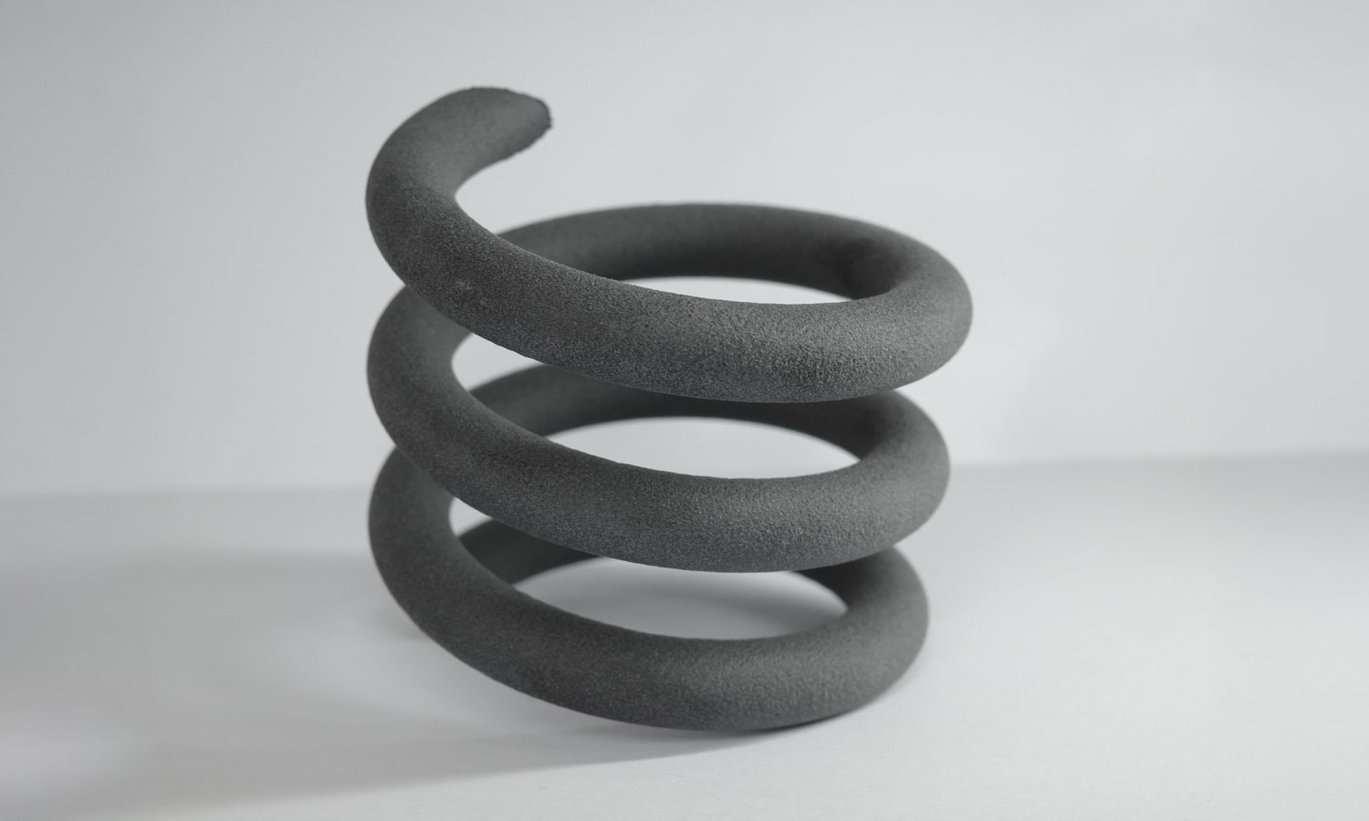 SLS 3D Printed PA 11 CF Spiral Tube - FacFox