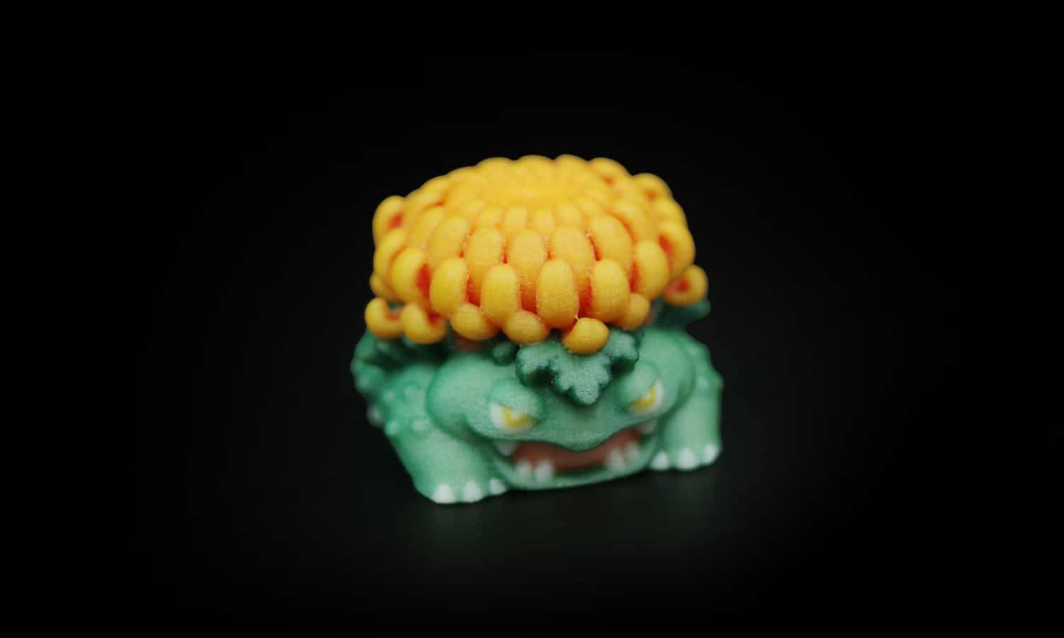 Mimaki 3D Printed Full-color Bulbasaur Keycap Fanart - FacFox