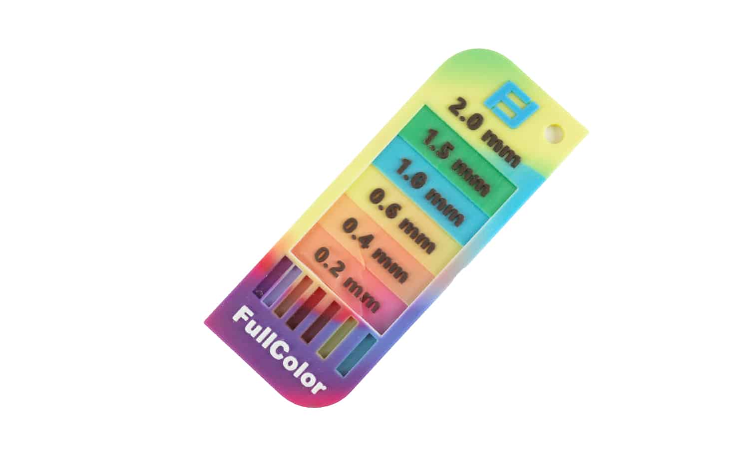 WJP 3D Printed Full-color Wall Thickness Tester - FacFox